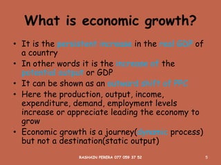 Economic growth and development | PPTX