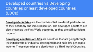Economic growth and development Leaving Cert/GCSE | PPTX