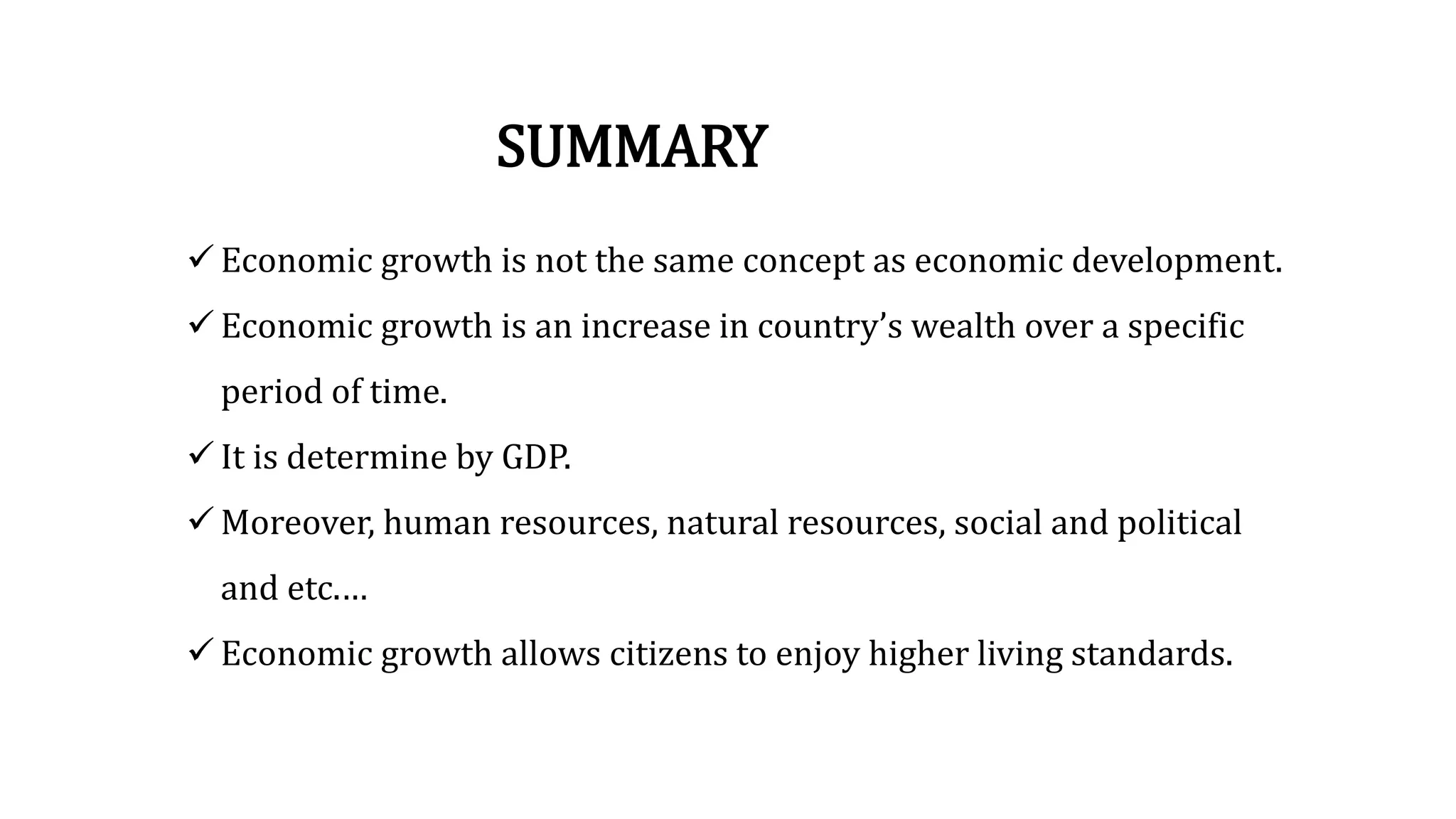 Economic growth and development [autosaved] | PPTX