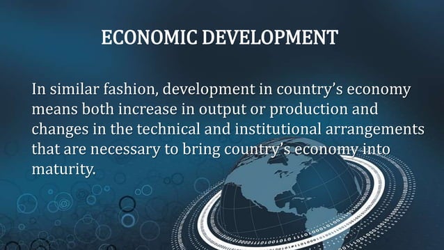 Economic growth and development [autosaved] | PPT
