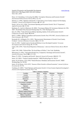 Economic growth and its determinants a longitudinal and a cross regional analysis | PDF