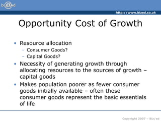 Economic growth cost - benefits.ppt