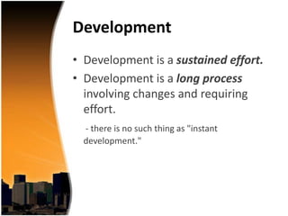 Economic Growth and Development | PPTX