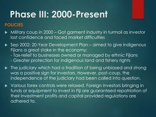 Economic growth of Fiji | PPTX