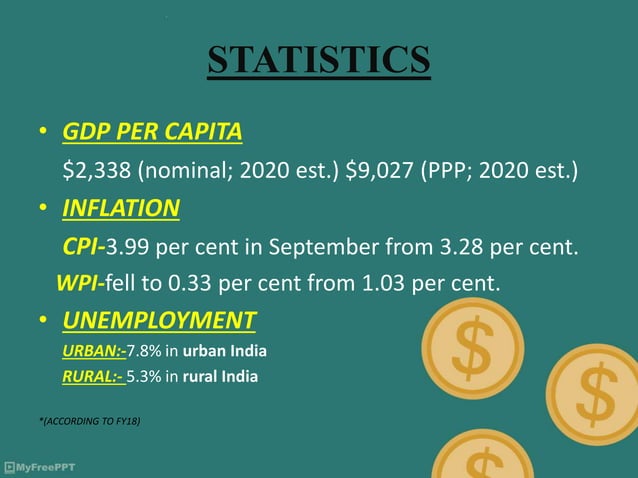Economic growth of india | PPTX