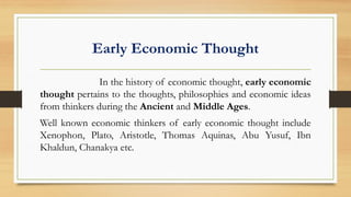 Economic Ideas of Hebrews (Early economic thought) | PPT