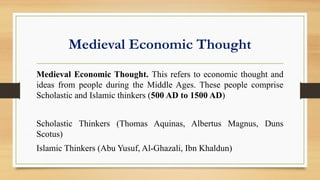 Economic Ideas of Hebrews (Early economic thought) | PPT