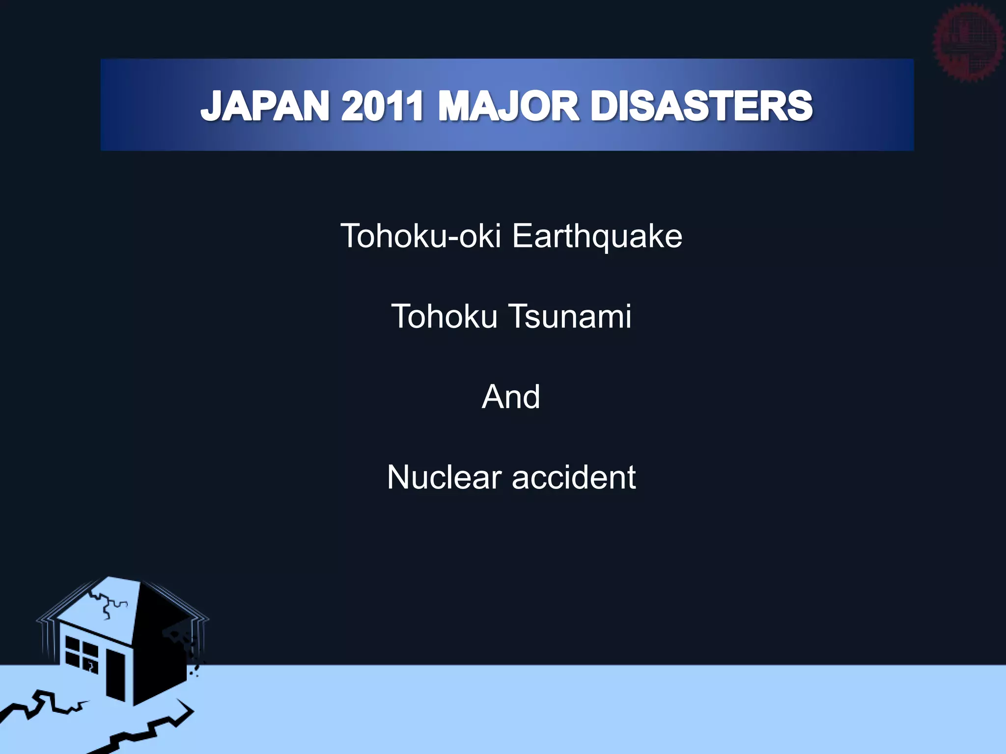Economic impacts of the 2011 tohoku oki earthquake and tsunami | PPTX