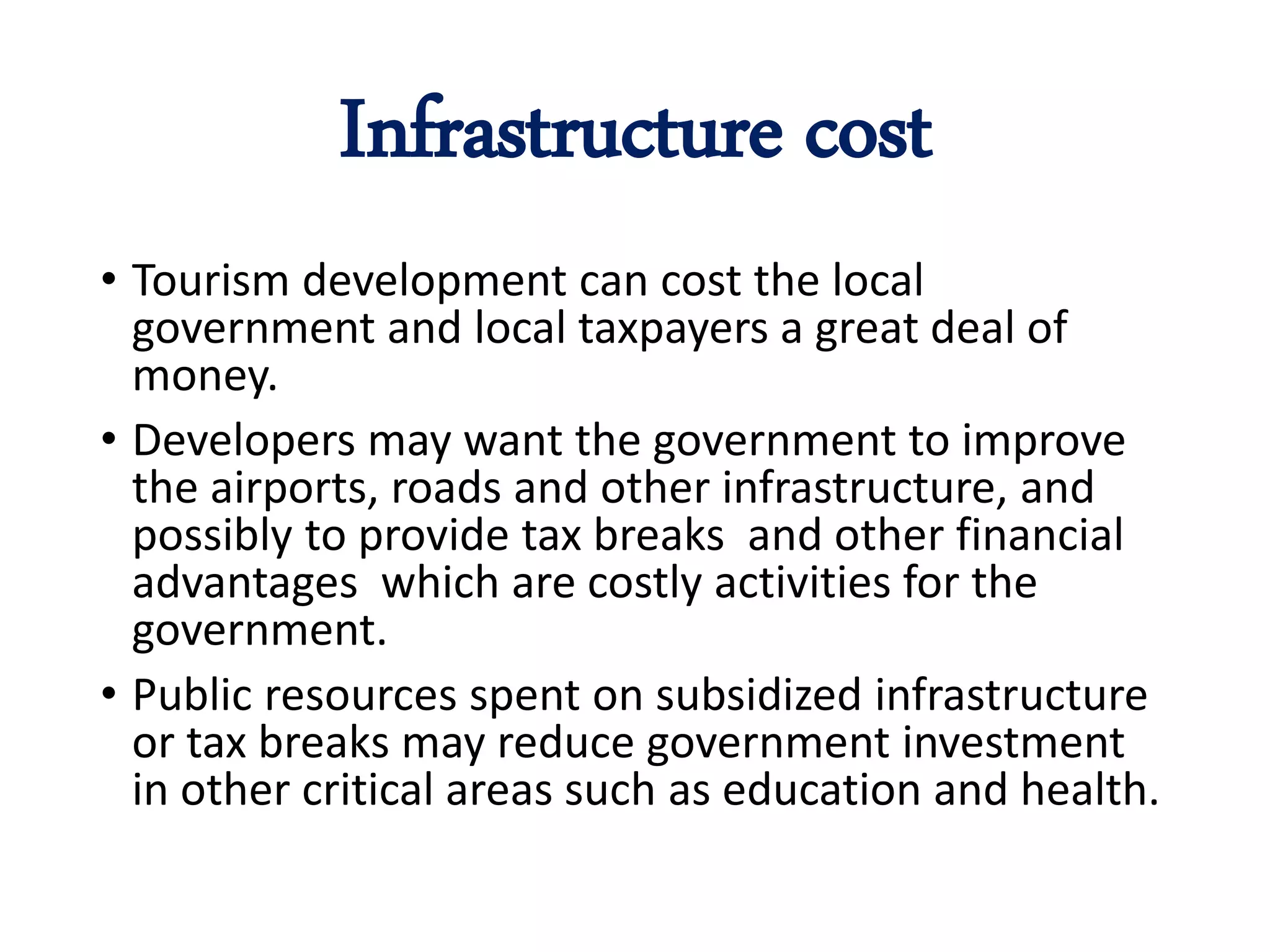 Economic impacts of tourism | PPTX