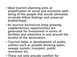 Economic impacts of tourism | PPTX