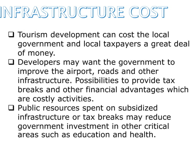 Economic impacts of tourism | PPTX
