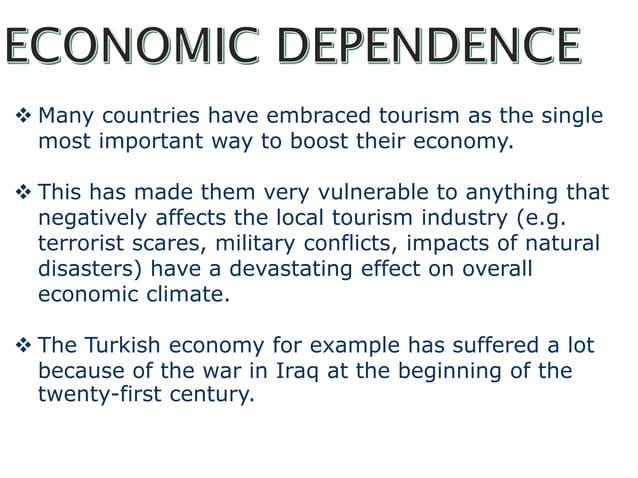 Economic impacts of tourism | PPTX