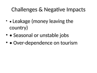 Economic_Impacts_of_Tourism.classification pptx | PPTX