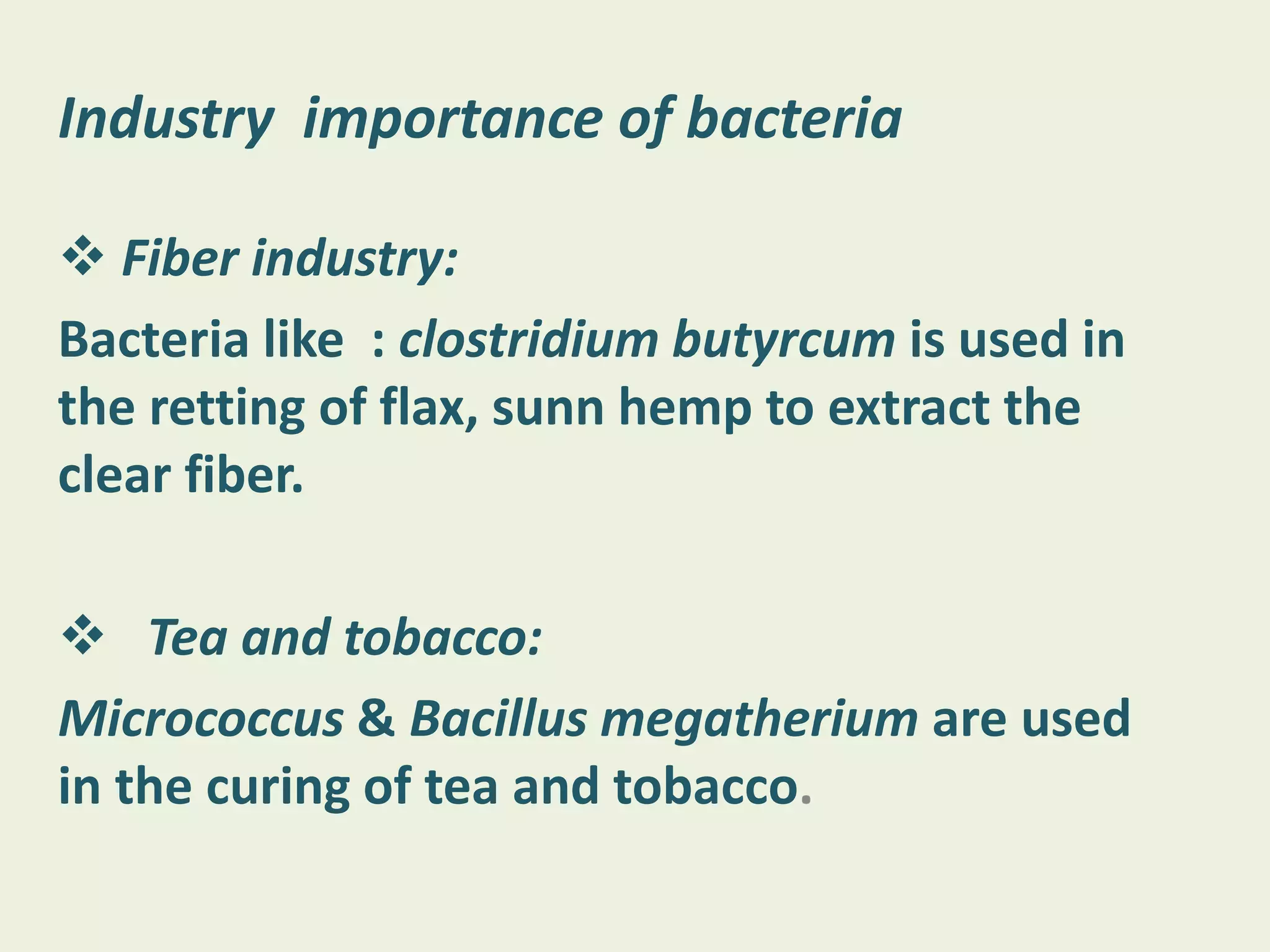 Economic importance of bacteria | PPTX