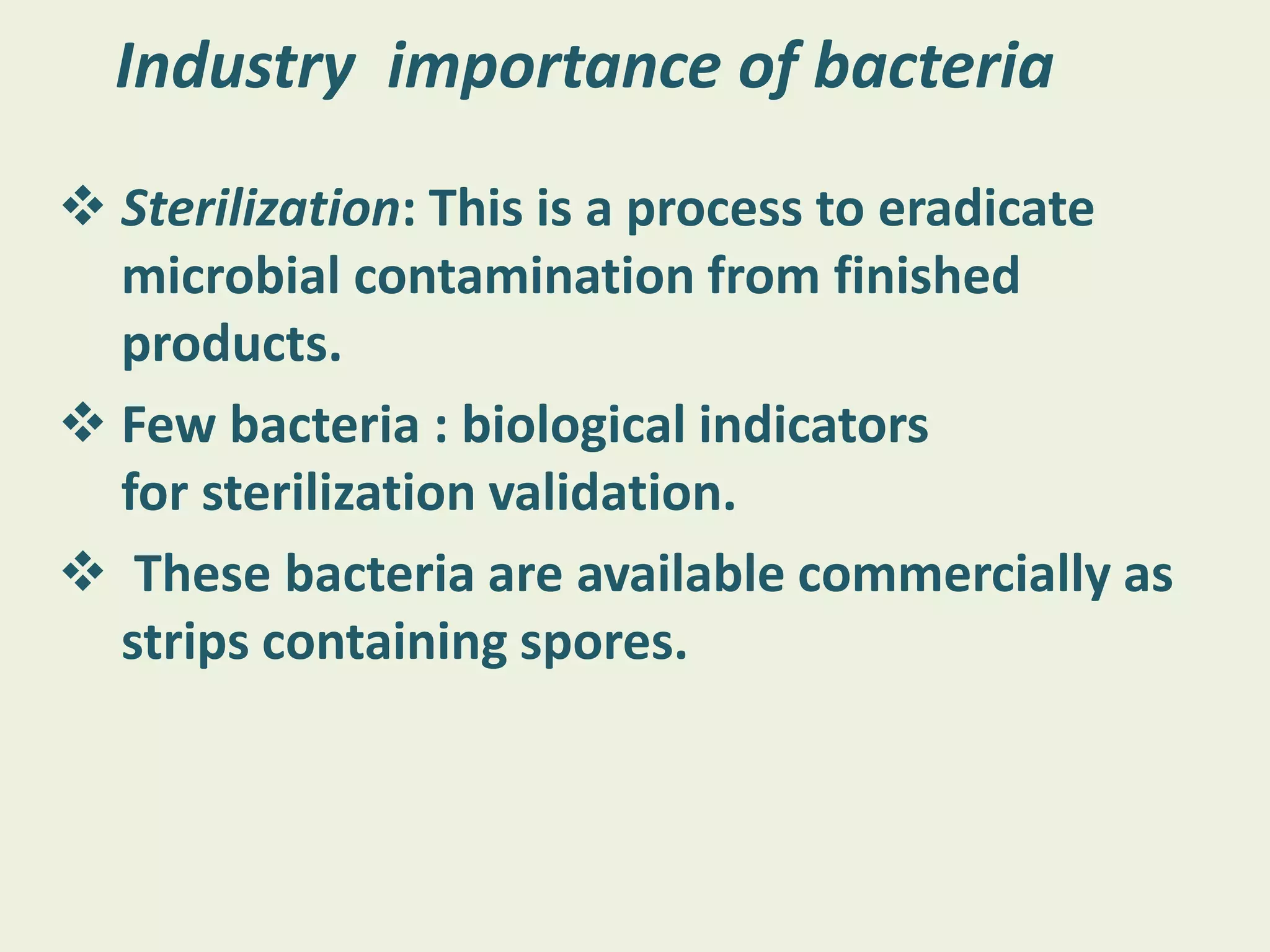 Economic importance of bacteria | PPTX