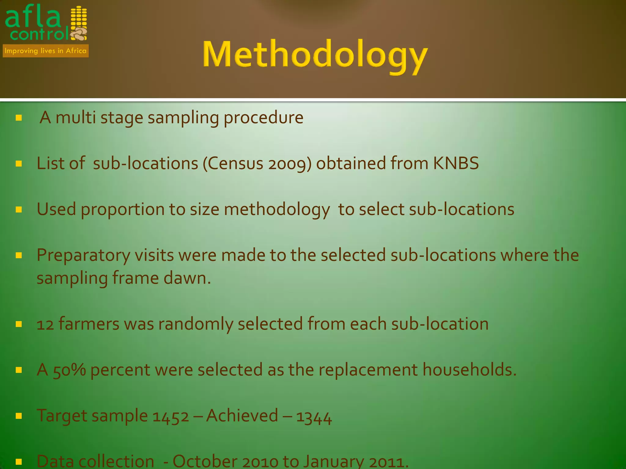 Economic importance of different maize storage structures in kenya ...