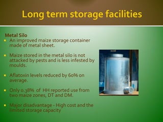 Economic importance of different maize storage structures in kenya | PDF