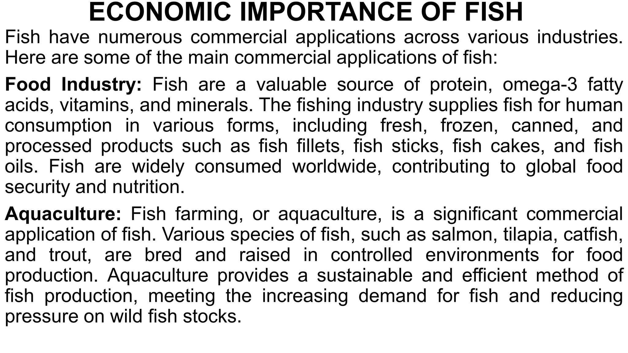 ECONOMIC IMPORTANCE OF FISH AND CRAB.pptx