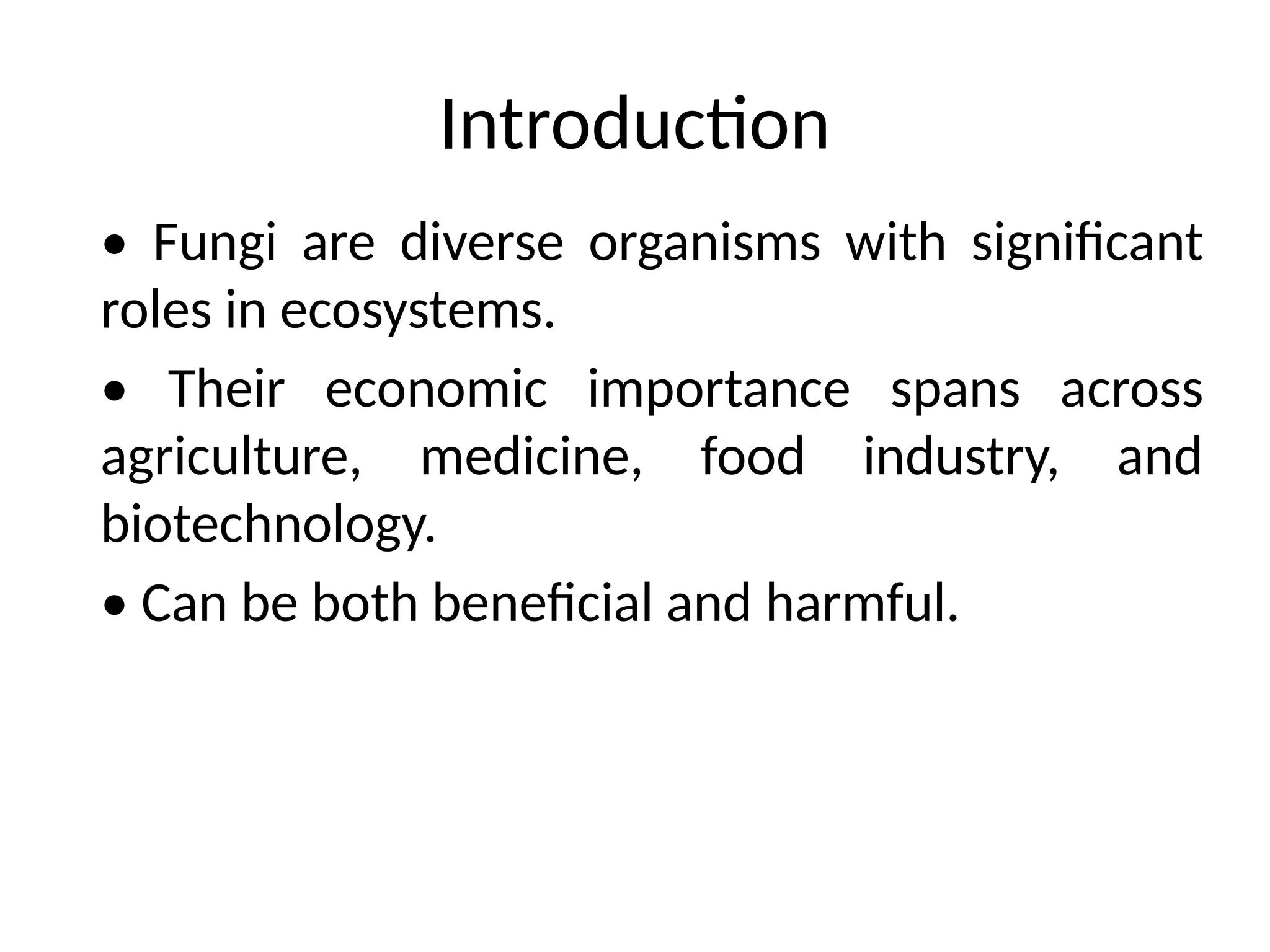 Different Economic Importance of Fungi. pptx | PPTX