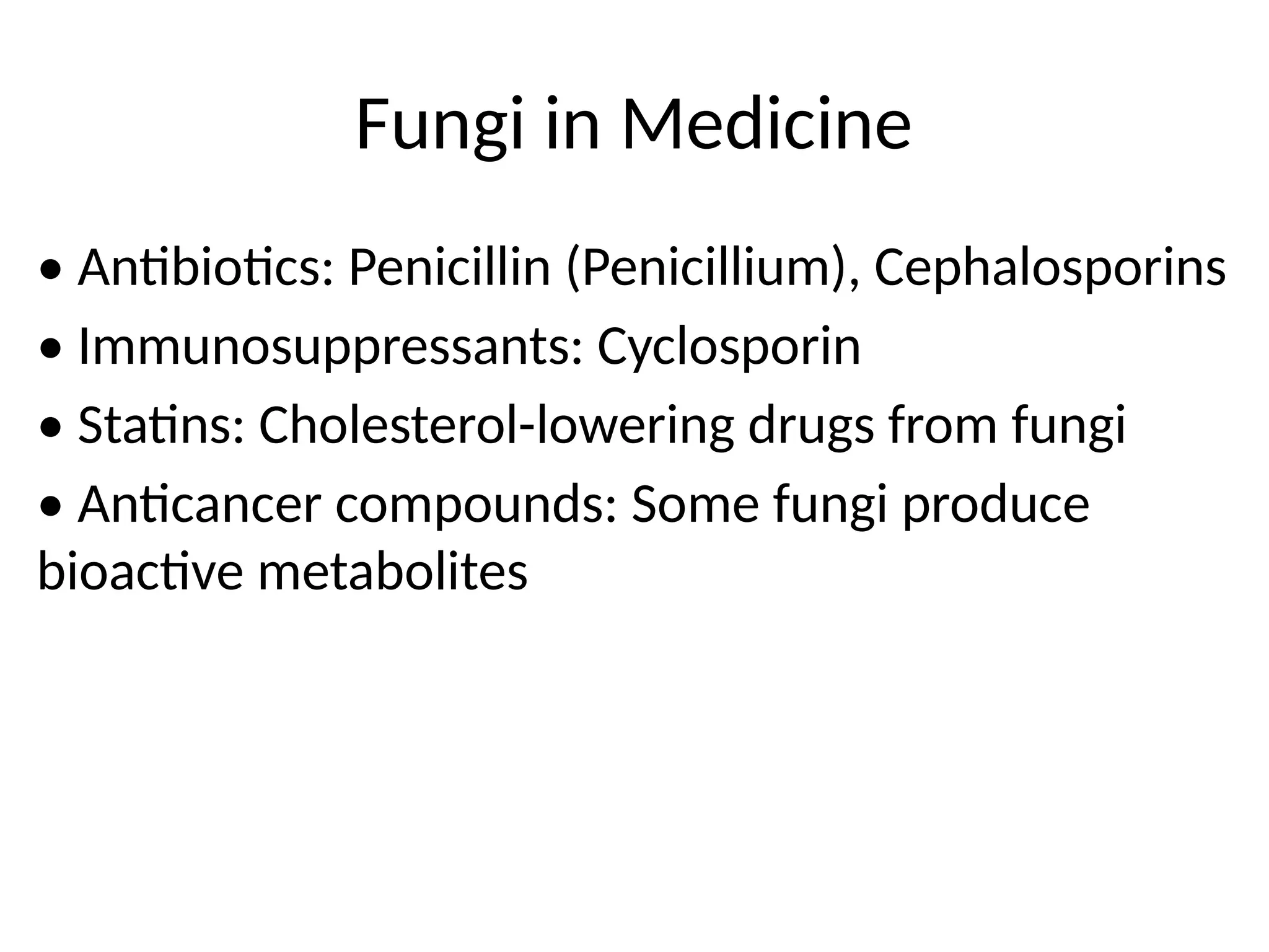 Different Economic Importance of Fungi. pptx | PPTX