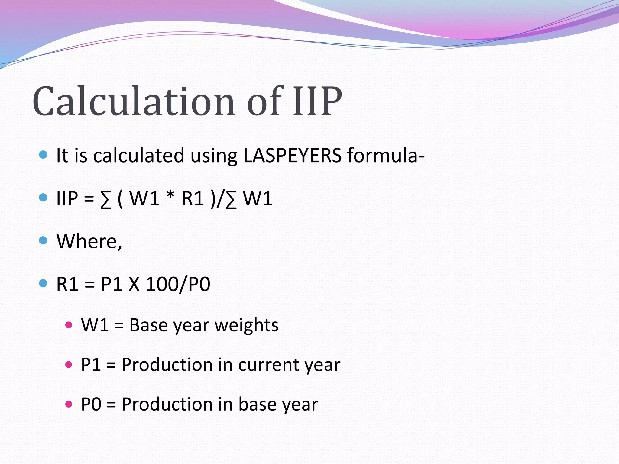 Index of Industrial Production and its comparison | PPTX