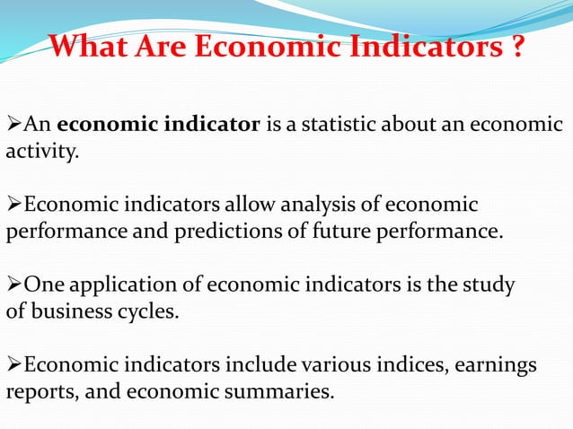 Economic Indicators | PPTX | Stocks and Bonds | Personal Investing
