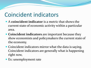 Economic indicators | PPT