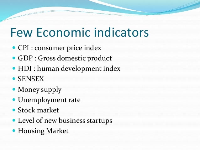 Economic indicators
