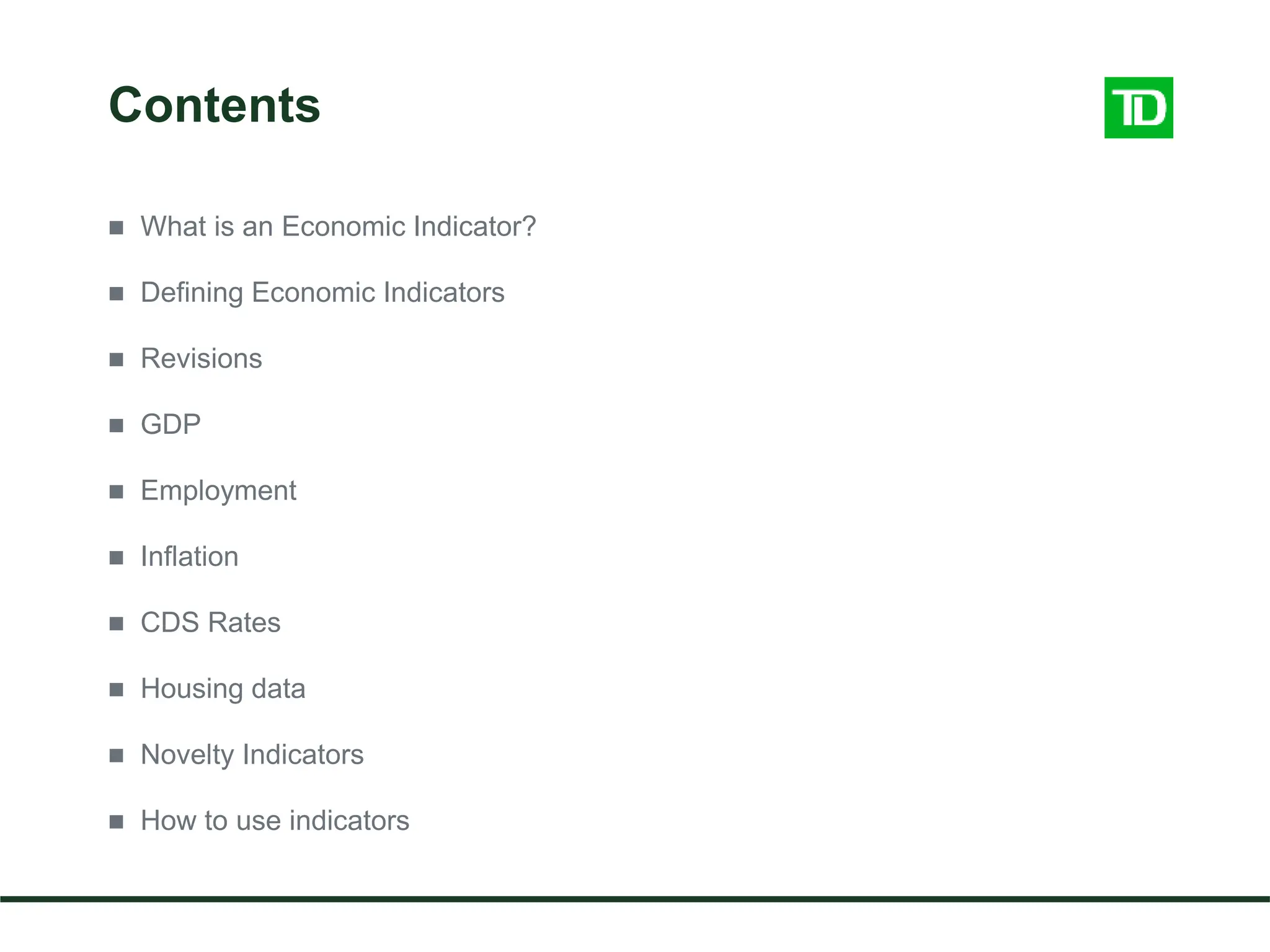 economic indicators presentation power point.ppt | Stocks and Bonds ...