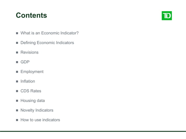 economic indicators presentation power point.ppt | Stocks and Bonds ...