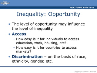 economic inequality.ppt | Economy | Business and Finance
