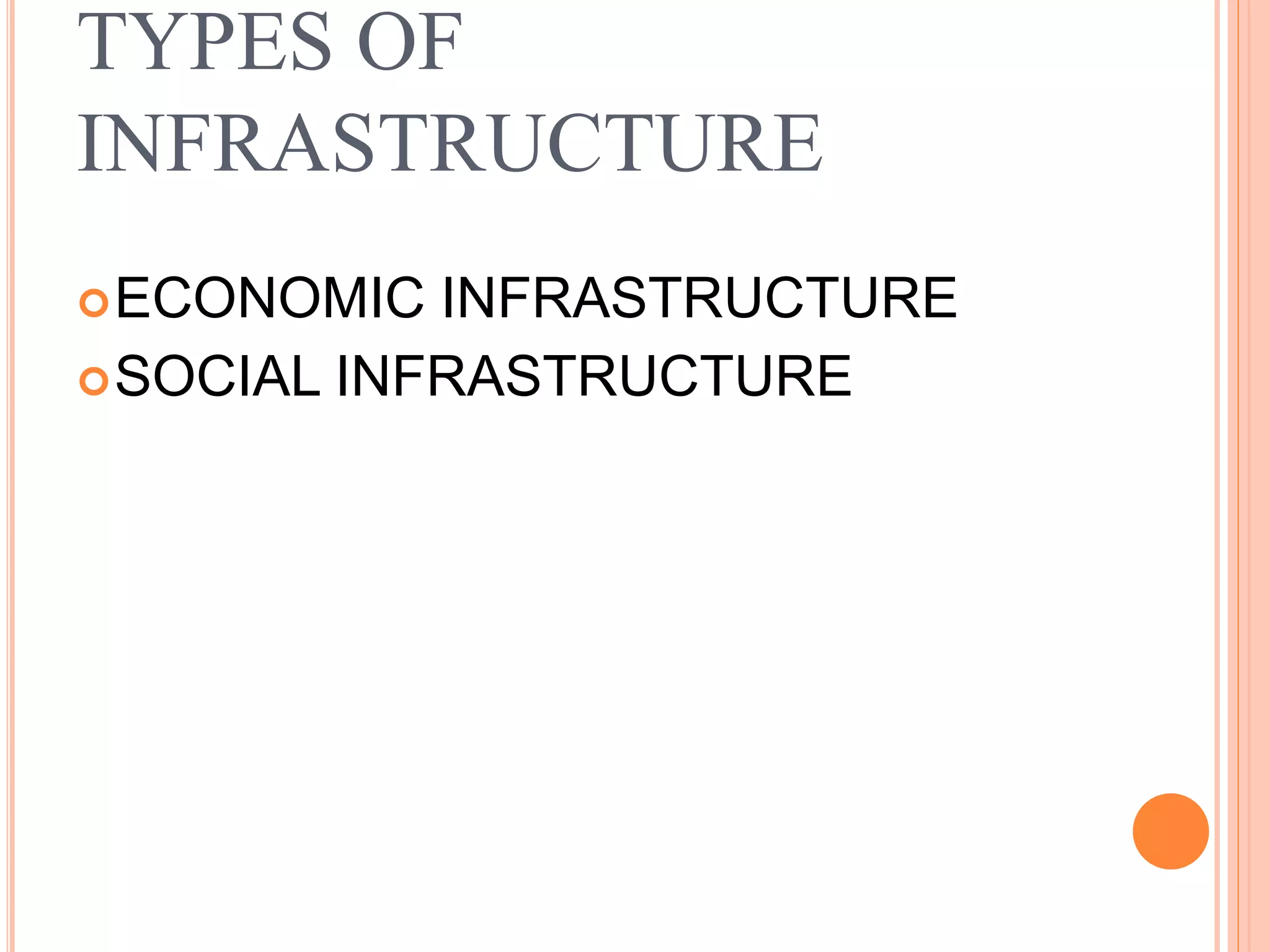 Economic infrastructure | PPTX