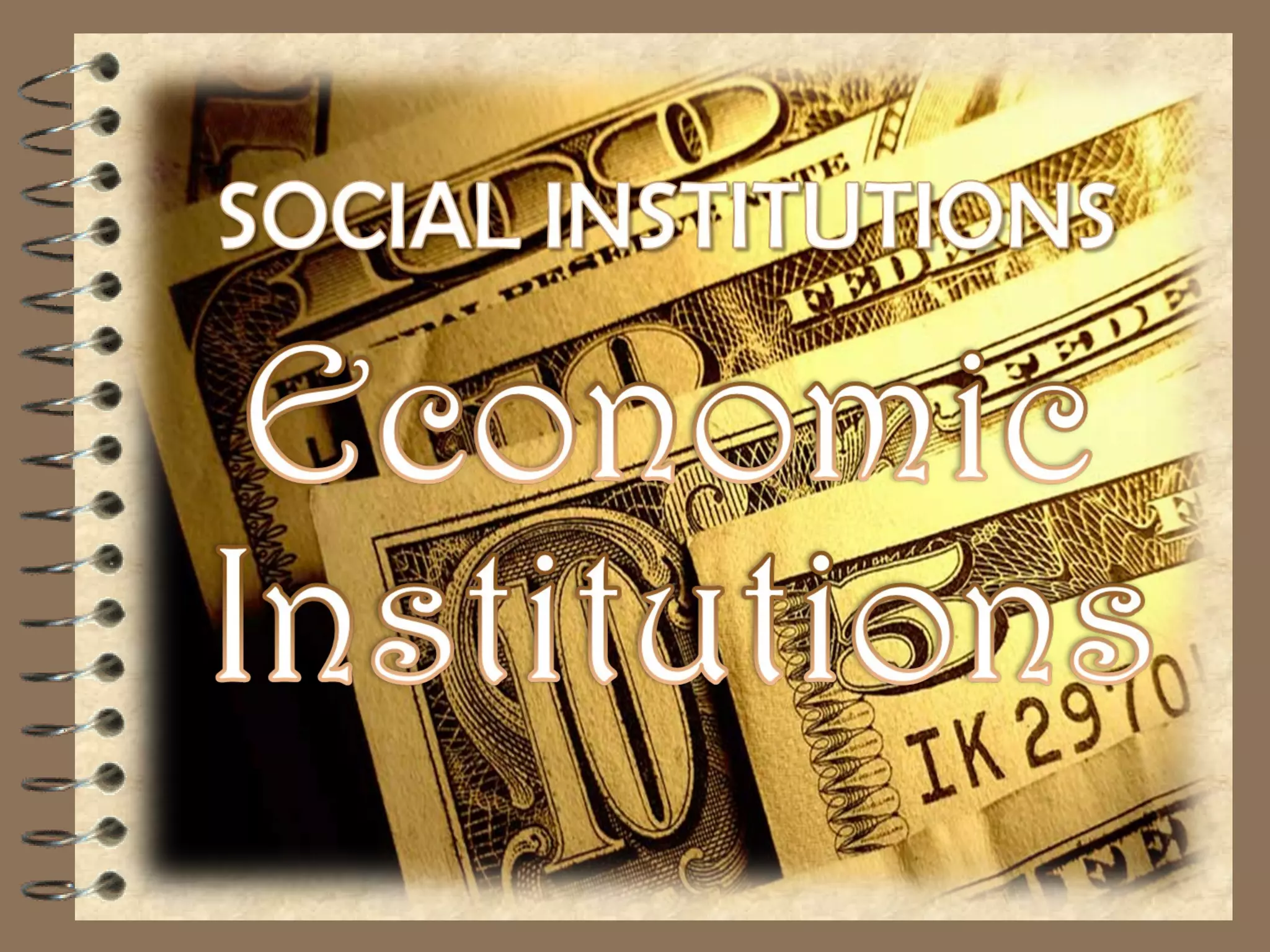 Economic institution | PPT
