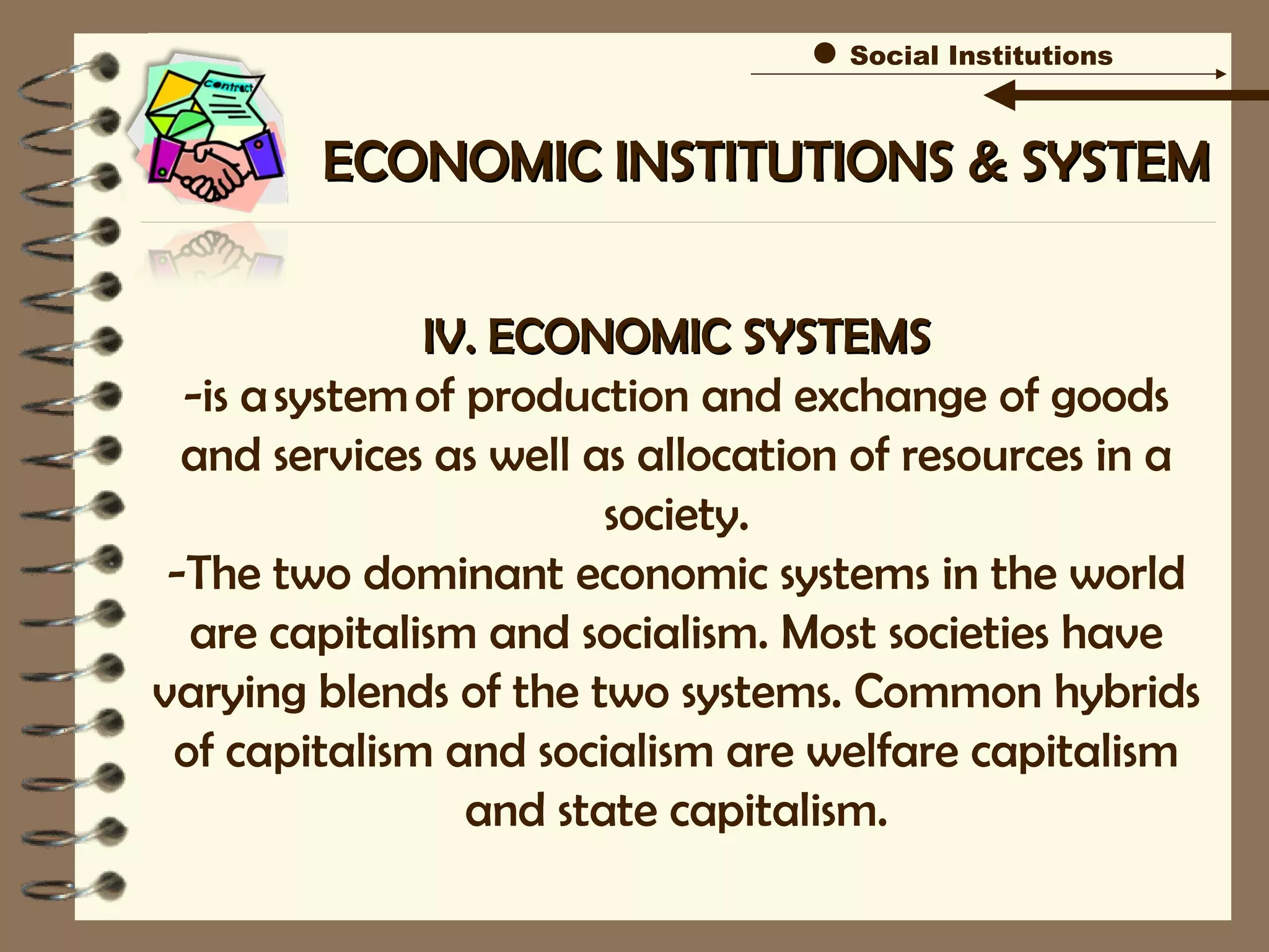 Economic institution | PPT