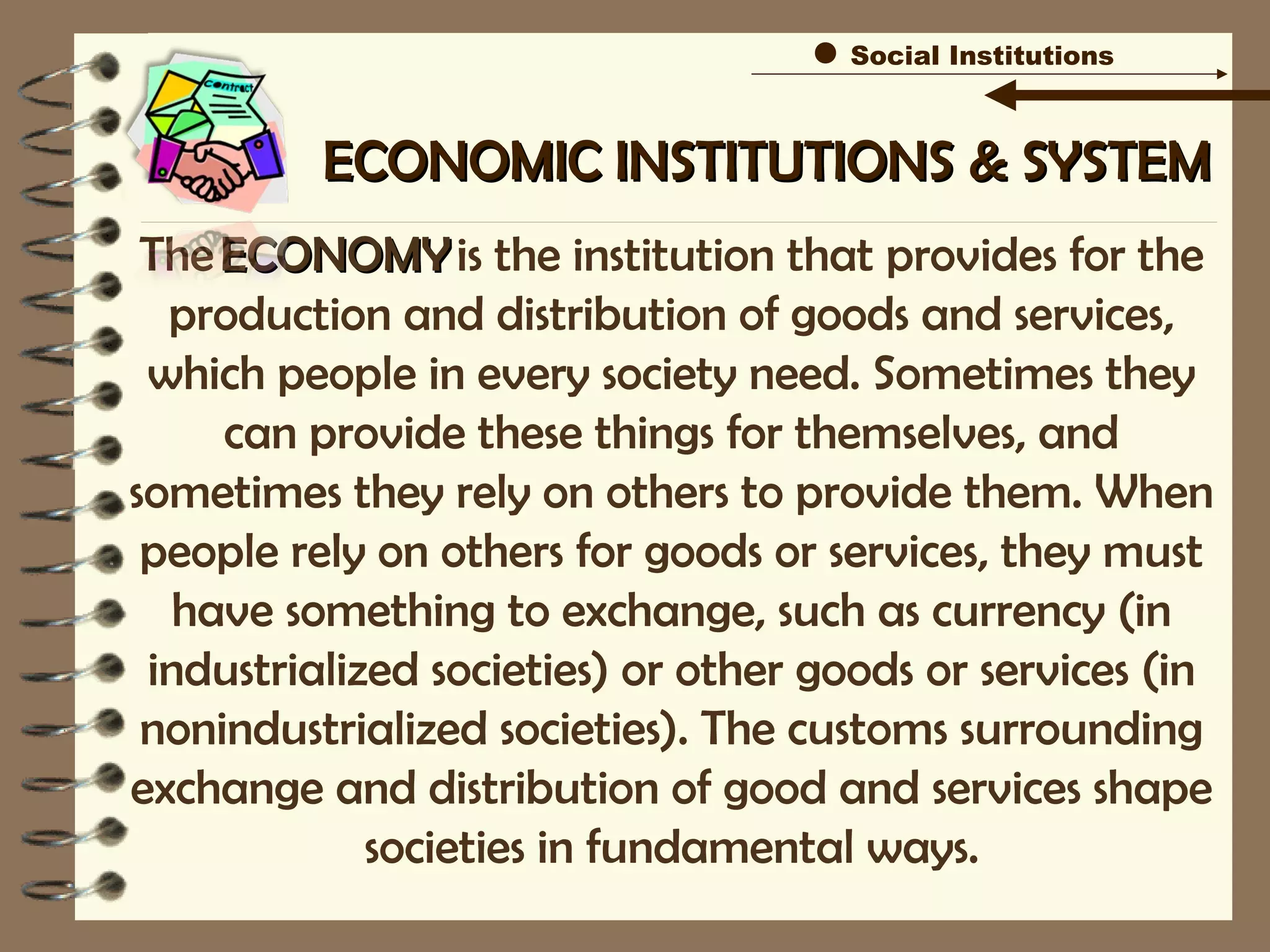 Economic institution | PPT