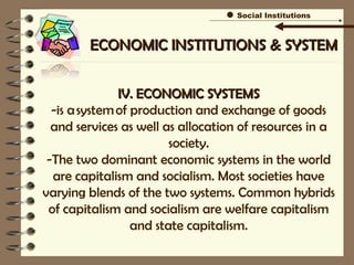 Economic institution | PPT