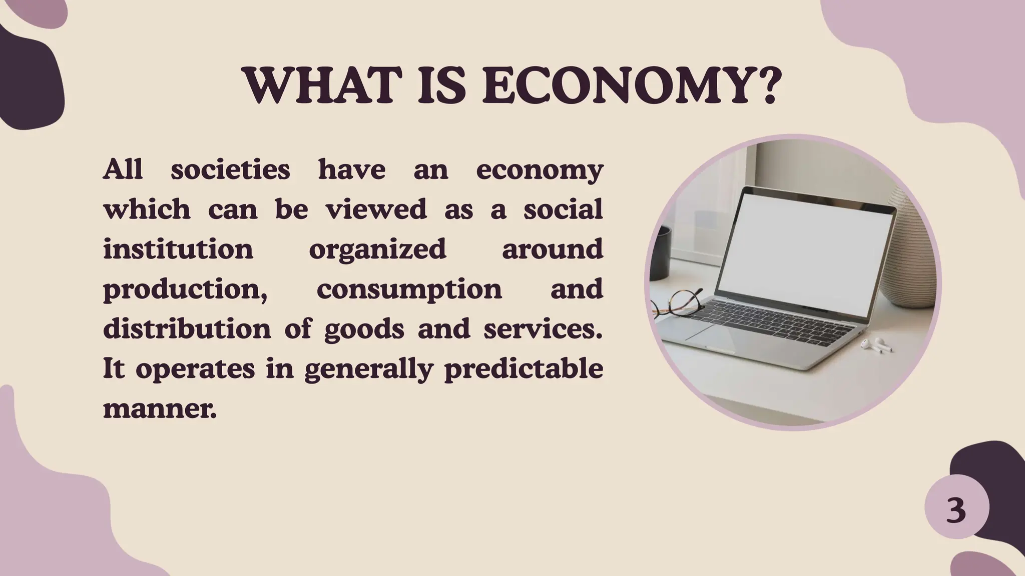 Lesson in Social Sciences, Economic Institution | PPTX