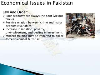 Economic Institution Issues in Pakistan | PPTX
