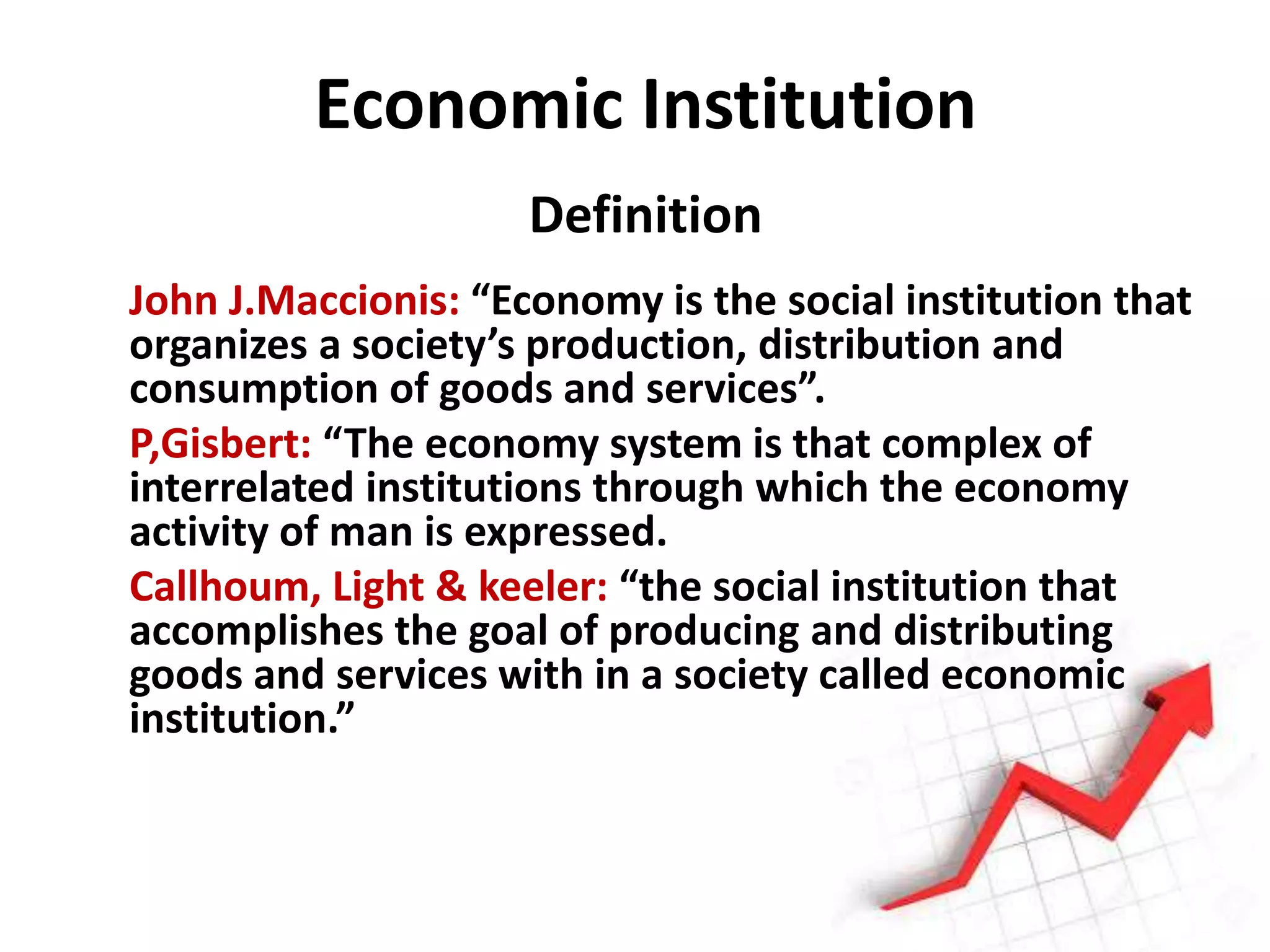 Economic institution ch 21 | PPTX