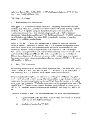 Economic intigration and free trade | PDF