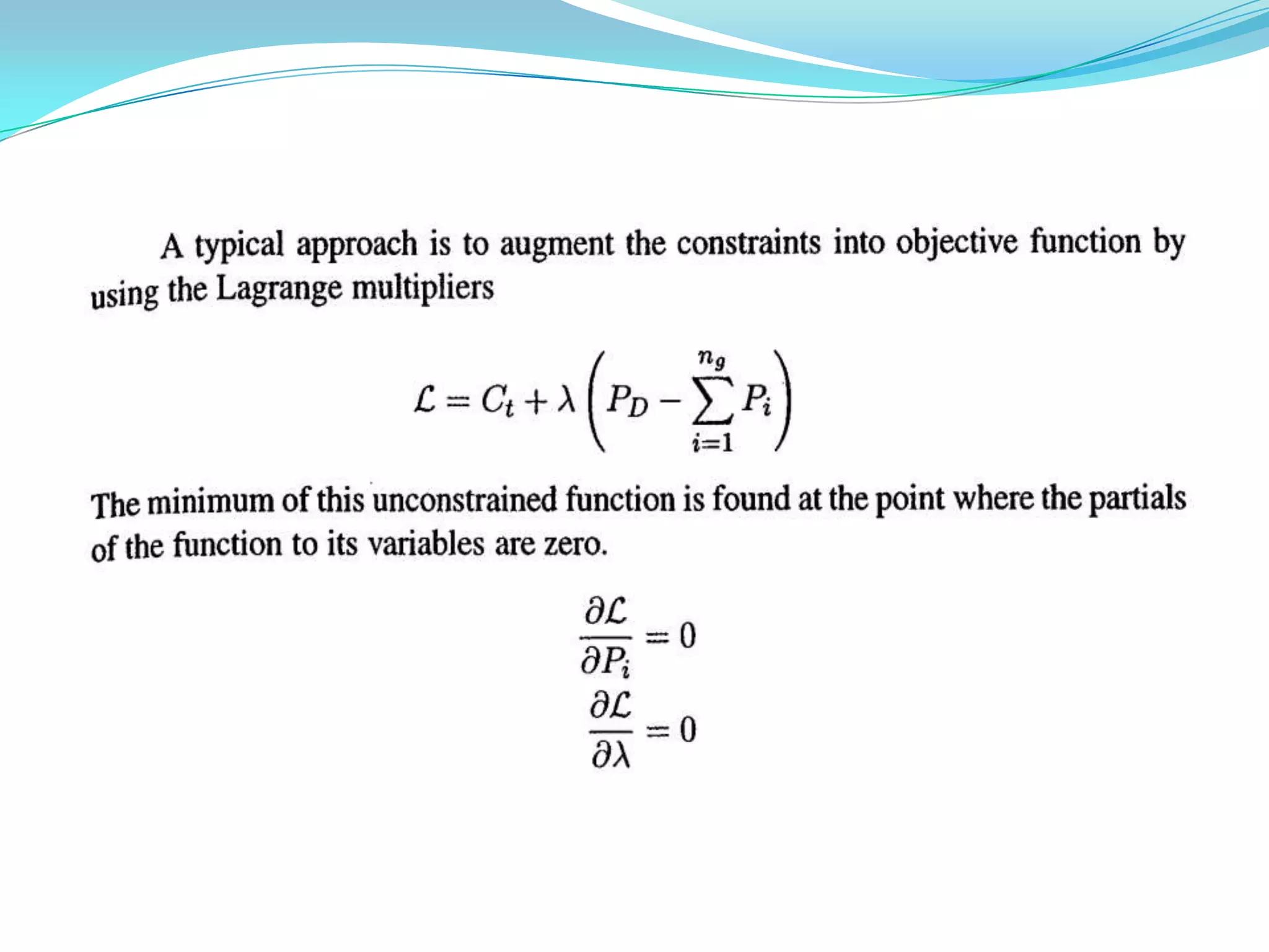 Economic load dispatch | PPTX