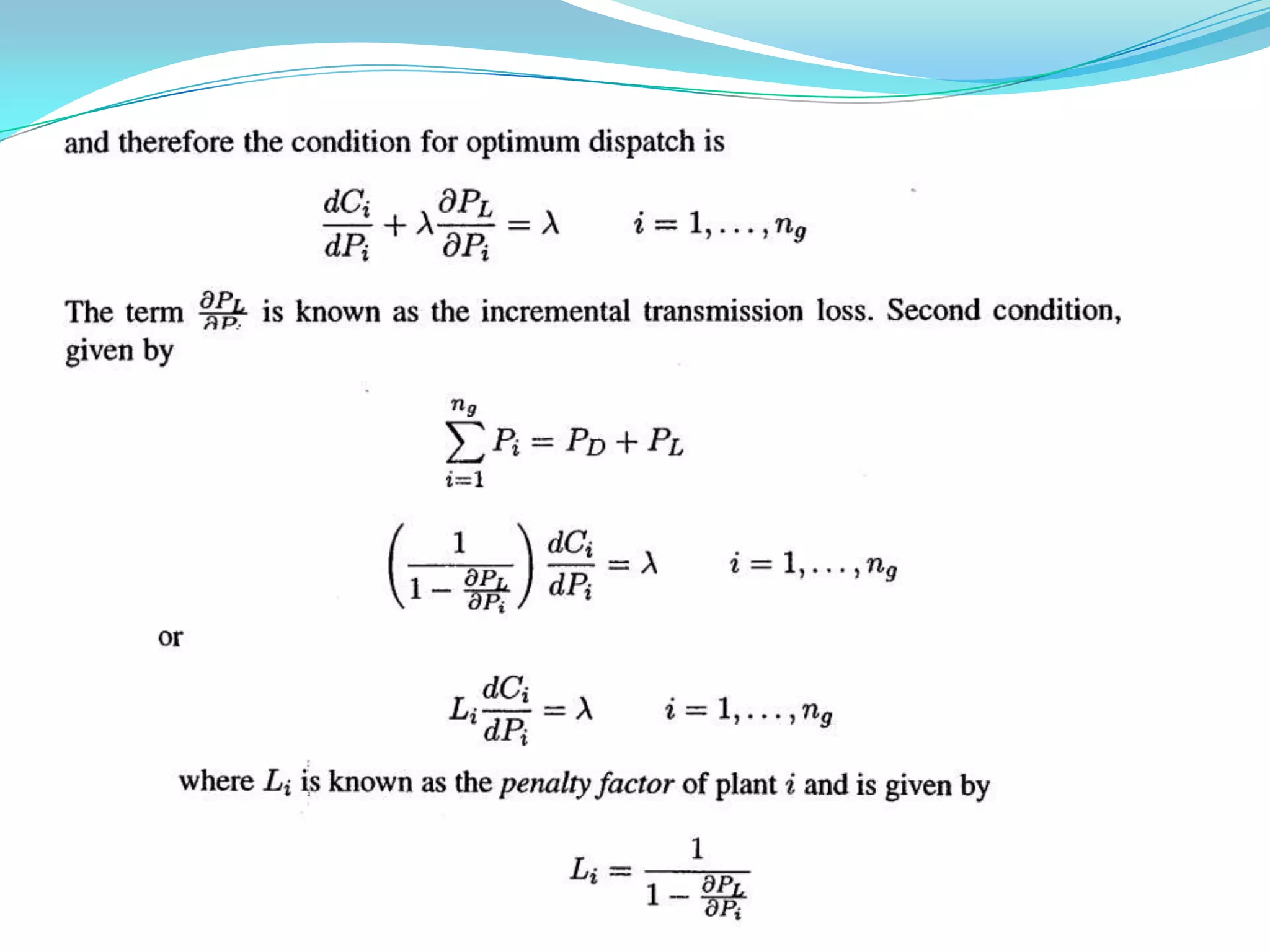 Economic load dispatch | PPTX