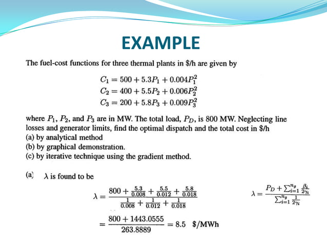Economic load dispatch | PPTX | Gas and Electric | Home Utilities