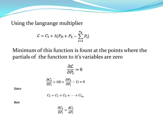 Economic load dispatch | PPTX | Gas and Electric | Home Utilities
