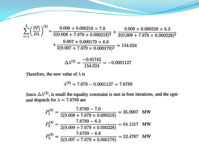 Economic load dispatch | PPTX | Gas and Electric | Home Utilities