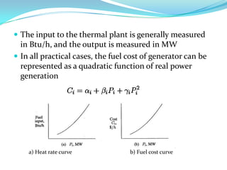 Economic load dispatch | PPTX
