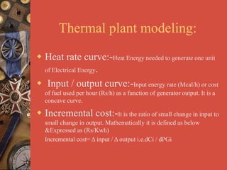 Economic load dispatch | PPT