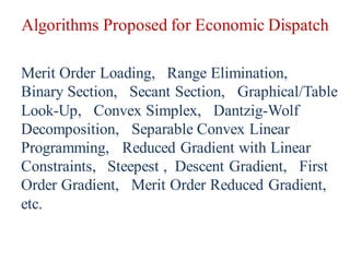 Economic load dispatch | PDF
