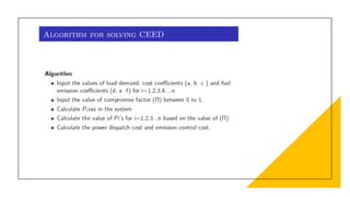 Economic load dispatch using PSO and lambda iteration - a comparative ...