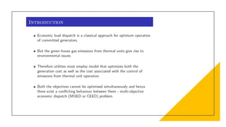 Economic load dispatch using PSO and lambda iteration - a comparative ...